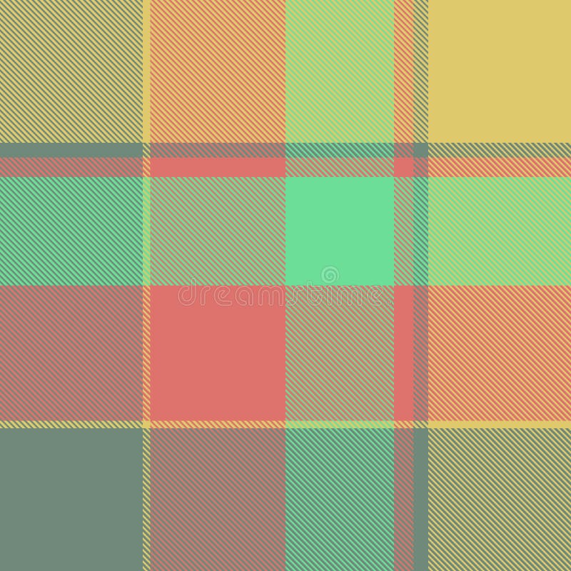 Vector of Rectangular Continuous Fabric Pattern, Beautiful Colors, Used ...