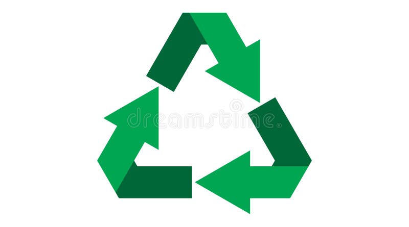 Vector Recycle Symbol Set. Isolated Icon Eco, Waste. Stock Illustration ...