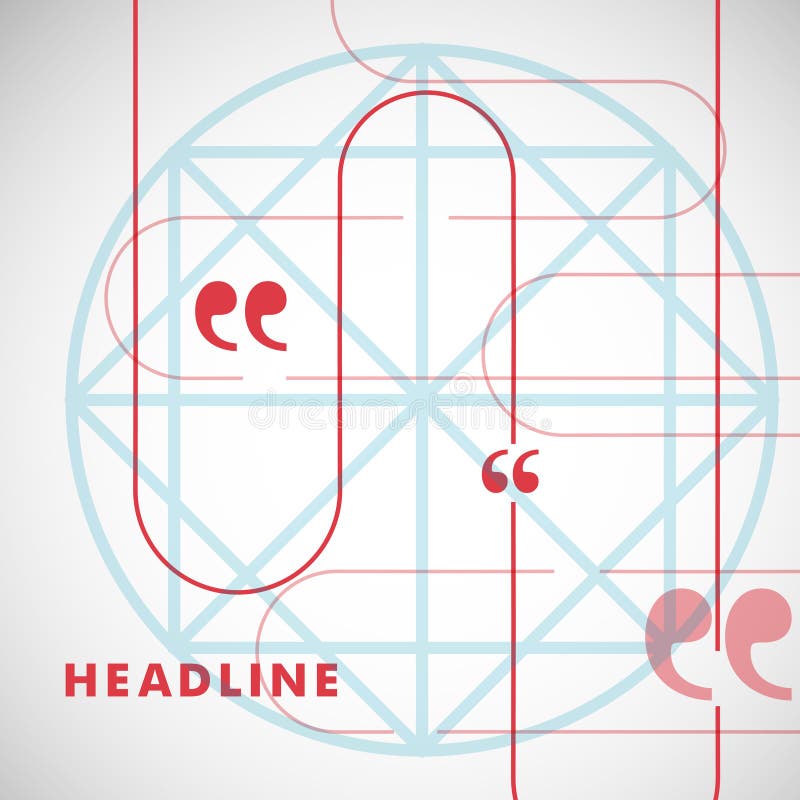 Vector Red Blue Lines on a White Background Stock Vector - Illustration ...