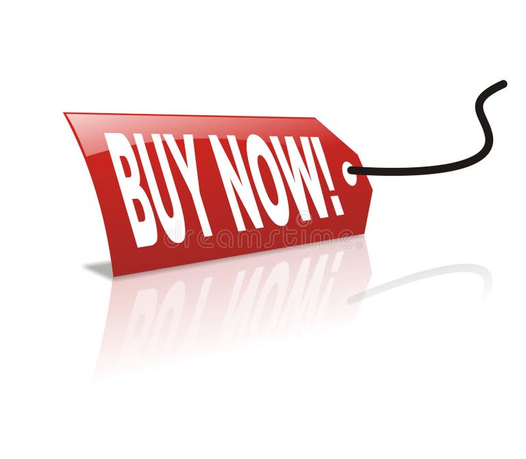 Vector Red Buy Now Icon Label Stock Vector - Illustration of ...