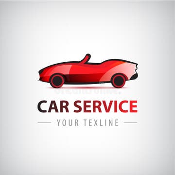 Vector red car icon, logo stock vector. Illustration of logos - 51715410