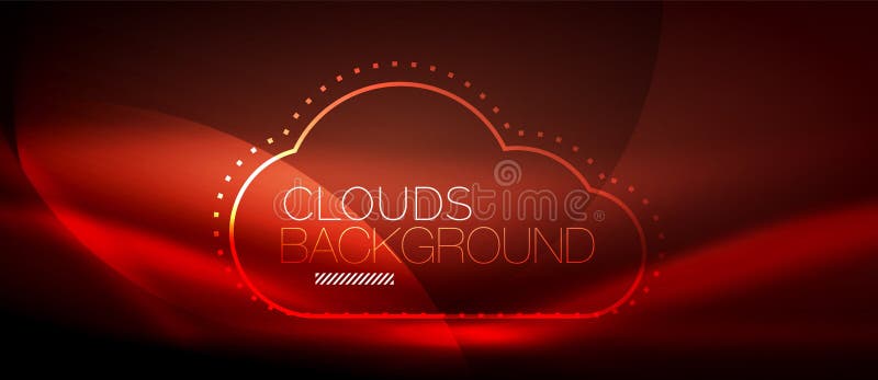 Vector Cloud Computing, Storage Concept Stock Vector - Illustration of ...