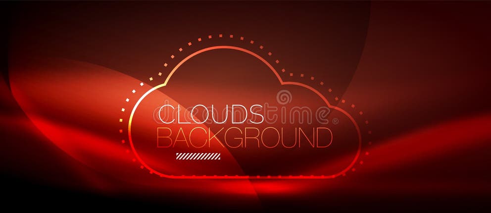 Vector Cloud Computing, Storage Concept Stock Vector - Illustration of information, data: 111444181