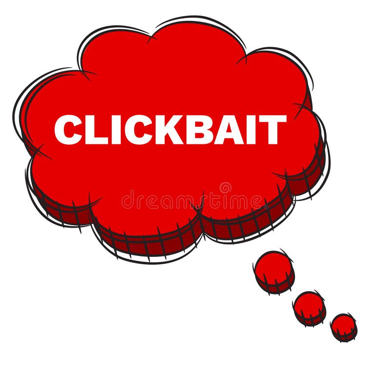 Clickbait Text Stock Illustrations – 84 Clickbait Text Stock ...