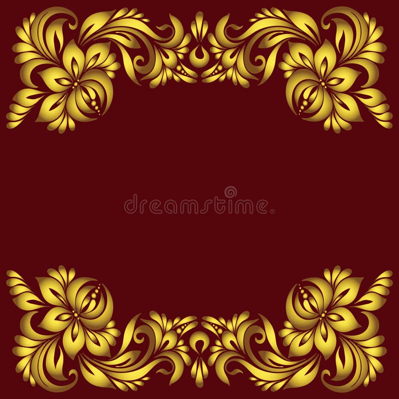 Decorative corner frame stock vector. Illustration of fashion - 100912509