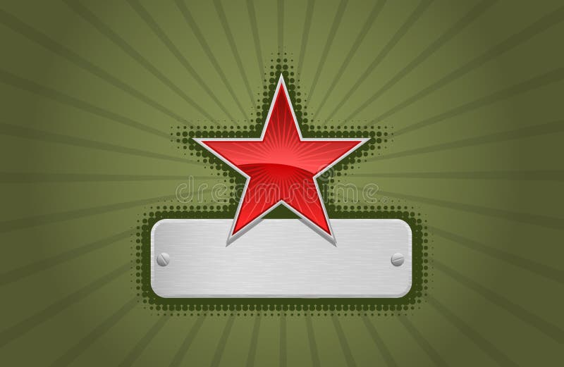Vector Red and Green Star Frame Stock Vector - Illustration of beauty ...