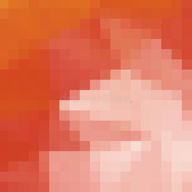 Vector Red Pixel Pattern. Geometric Abstract Background with Simple ...