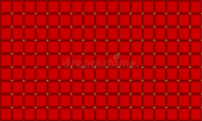 Vector Red quilted texture stock vector. Illustration of background ...
