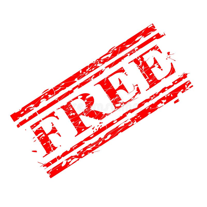 Red Rubber Stamp Effect Free Stock Vector - Illustration of retro ...