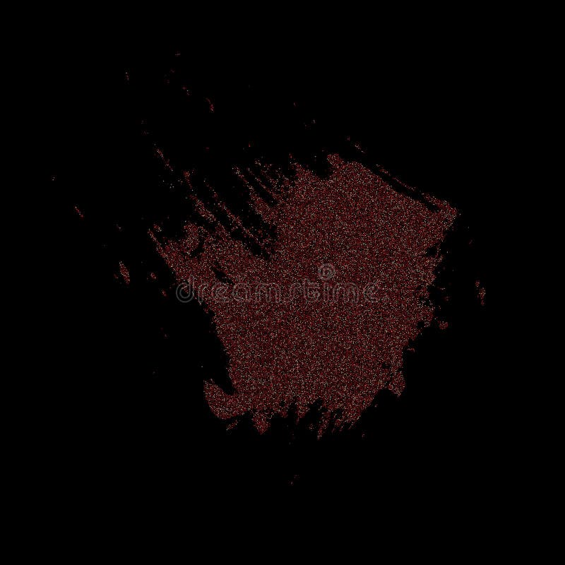 Vector Red Shiny Brush Strokes on a White Background. Eps 10 Stock ...