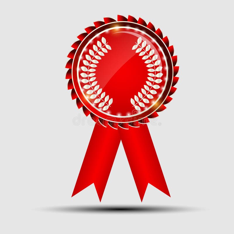 Vector Red Sign, Label Template Stock Vector - Illustration of ...