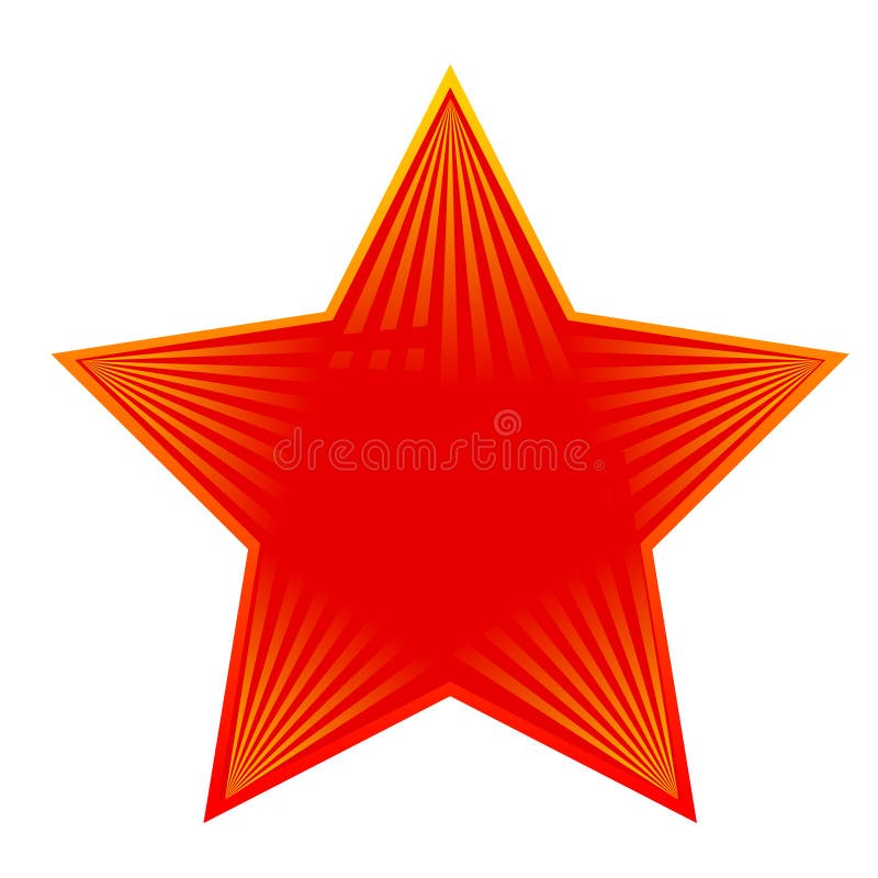 Vector red star stock illustration. Illustration of glow - 78760507