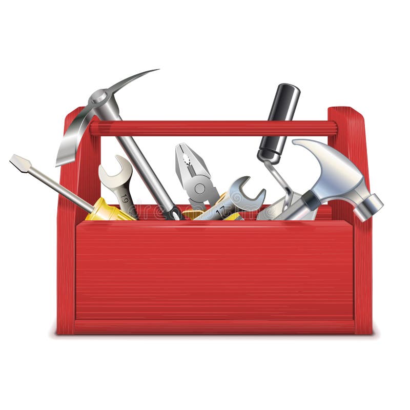 Toolbox icon stock vector. Illustration of equipment - 21200850