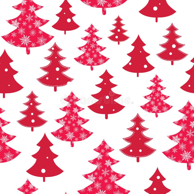 Seamless Christmas Holiday Pattern Wallpaper Stock Illustrations ...
