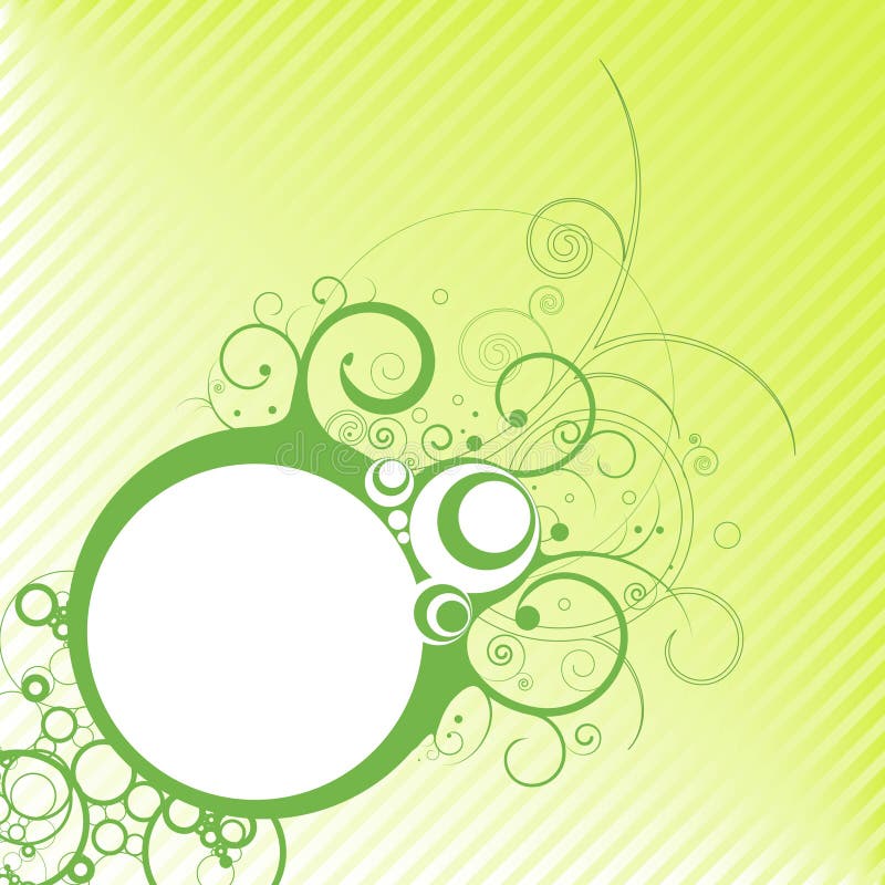 Vector Redondo Floral Del Marco Ilustración del Vector - Ilustración de ...