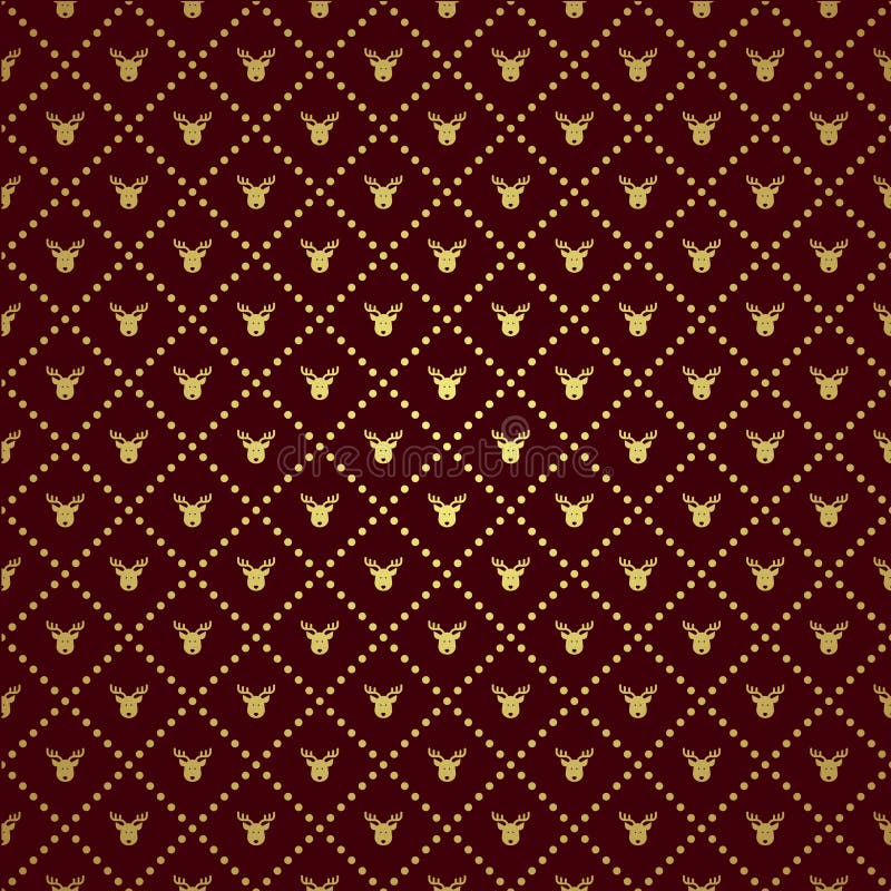 Vector Reindeer pattern stock vector. Illustration of background - 80631025