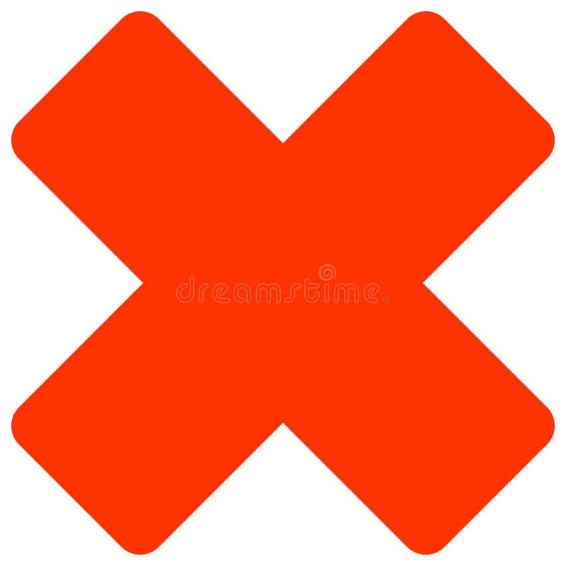 Vector Reject Flat Icon Symbol Stock Vector - Illustration of refuse ...