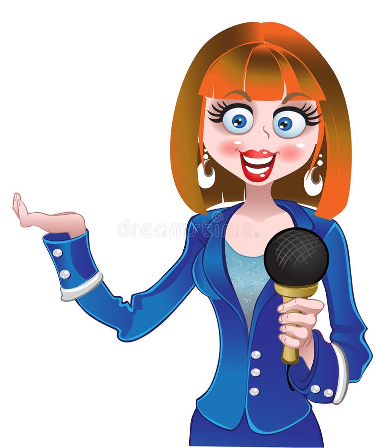 Cartoon Reporter Stock Illustrations – 5,110 Cartoon Reporter Stock ...
