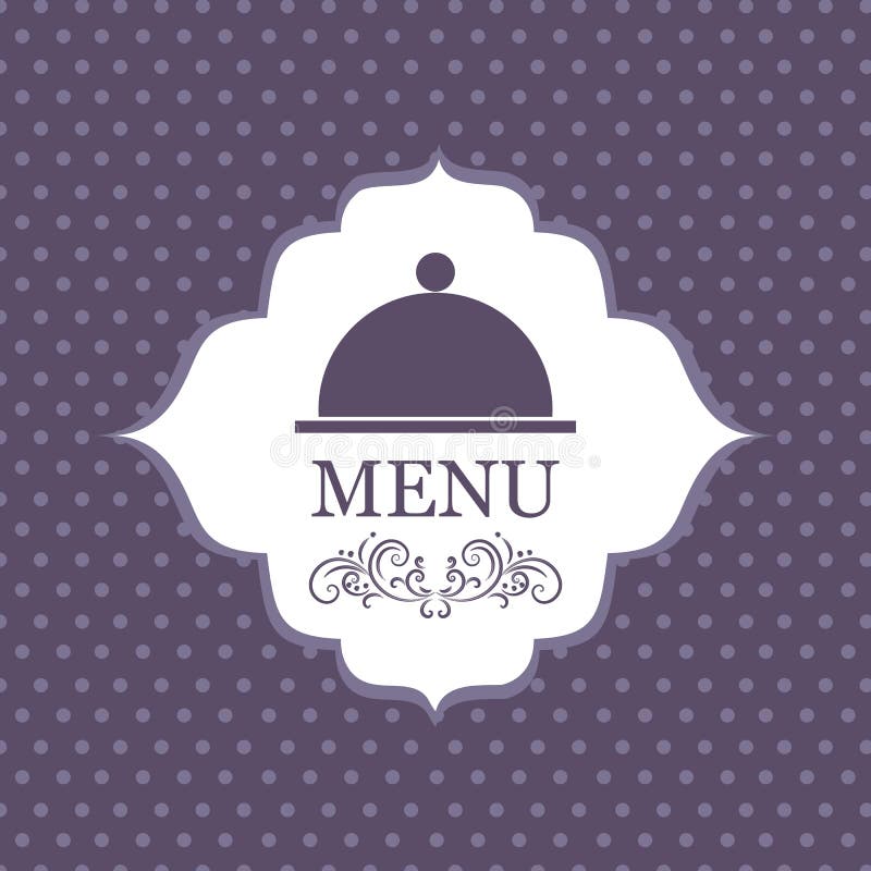 Vector restaurant menu stock vector. Illustration of silhouette - 27305455