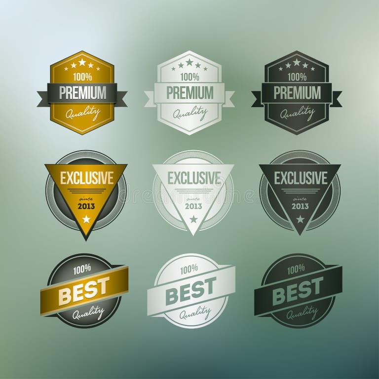 Badge Collection Stock Illustrations – 326,838 Badge Collection Stock ...