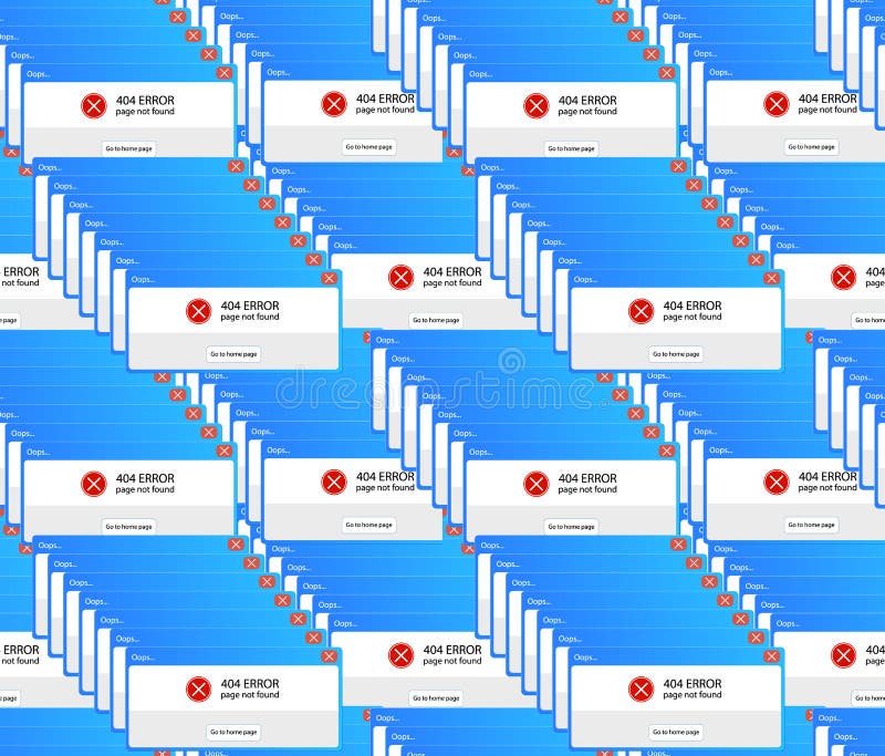 Vector Error Message, Warning Pop-up Window, Vintage User Interface ...