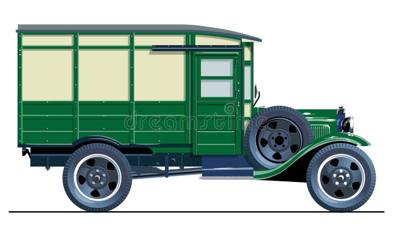 Vector Retro Delivery Truck Stock Illustrations – 12,916 Vector Retro ...