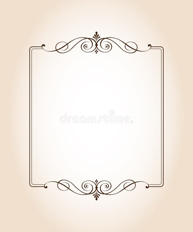 Vector Retro Frames Rectangular Vertical .Vector Illustration Stock ...
