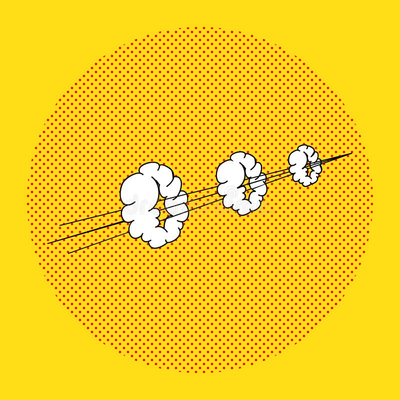 Vector Retro Pop Style Illustration Isolated on Background Stock Vector ...