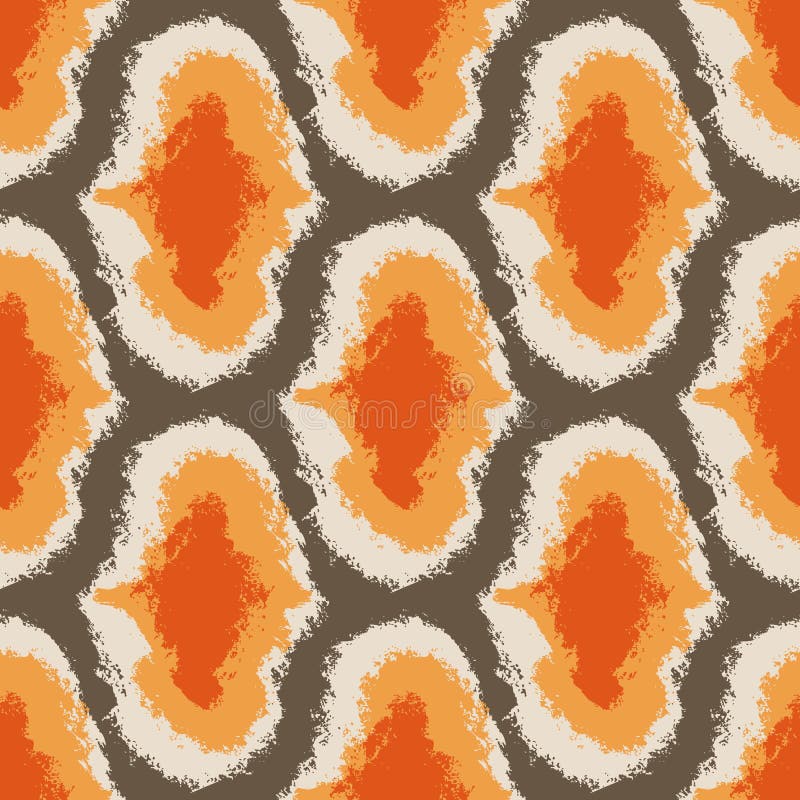 Vector Retro Seamless Pattern Nostalgic Ornament Stock Vector ...