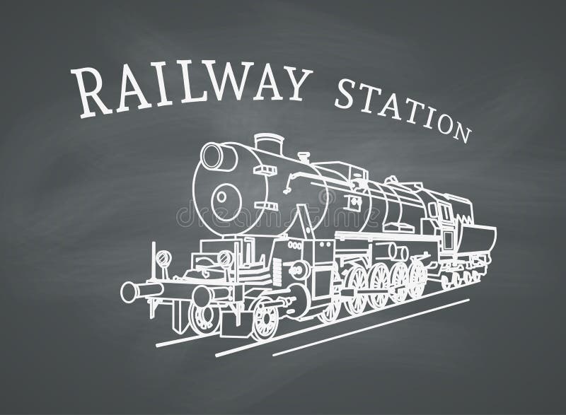 Chalk Locomotive Stock Illustrations – 70 Chalk Locomotive Stock ...