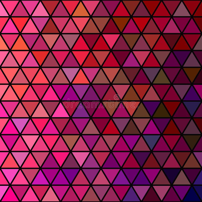 Vector Retro Triangle Grid Pattern Background Design Stock Vector ...