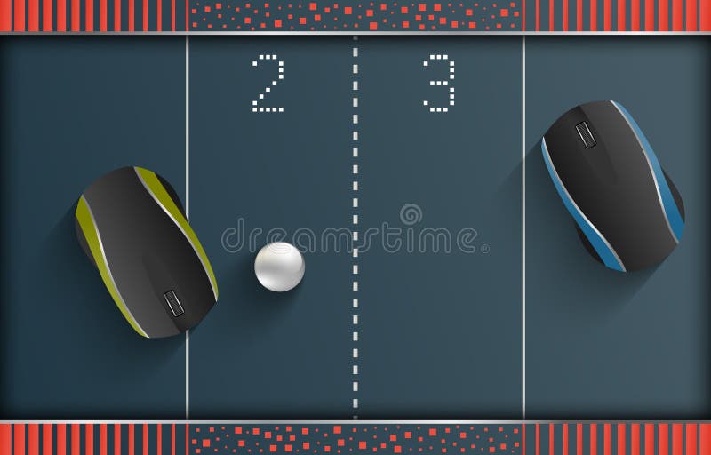 Old Computer Game Pong Stock Illustrations – 12 Old Computer Game Pong ...