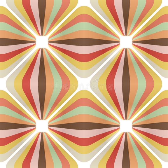 Vector retro wallpaper stock vector. Illustration of textile - 10531576
