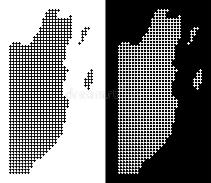 Dotted Belize Map stock vector. Illustration of mosaic - 119441770