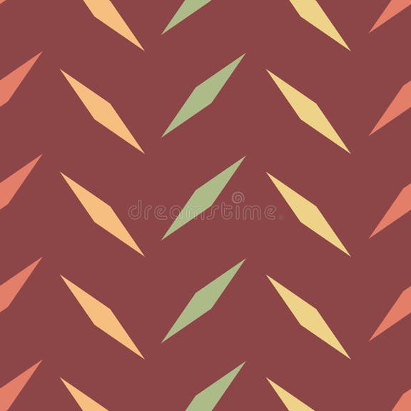 Vector Rhombus Pattern, Brown Geometric Abstract Background Stock ...