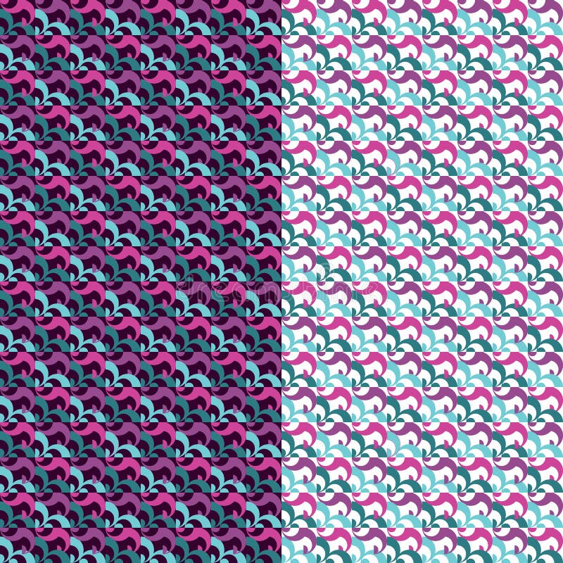 Vector Rhythmic Geometric Elements Background Stock Vector ...