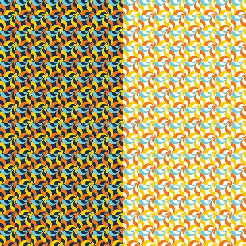 Vector Rhythmic Geometric Elements Background Stock Vector ...