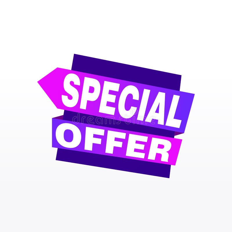 Special Offer Vector Ribbon Design Template. Banner Sale Tag. Market ... Special Offer Vector Ribbon Design Template. Banner Sale Tag. Market ...