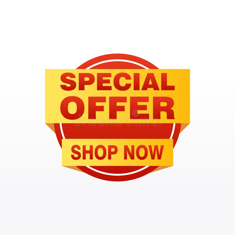 Special Offer Vector Ribbon Design Template. Banner Sale Tag. Market ... Special Offer Vector Ribbon Design Template. Banner Sale Tag. Market ...