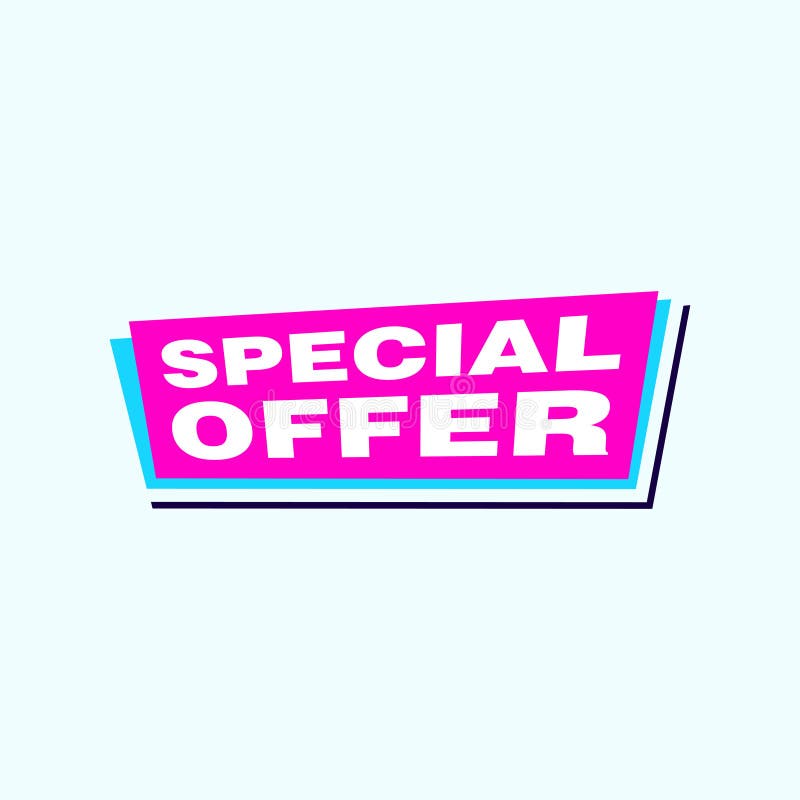 Special Offer Vector Ribbon Design Template. Banner Sale Tag. Market ... Special Offer Vector Ribbon Design Template. Banner Sale Tag. Market ...