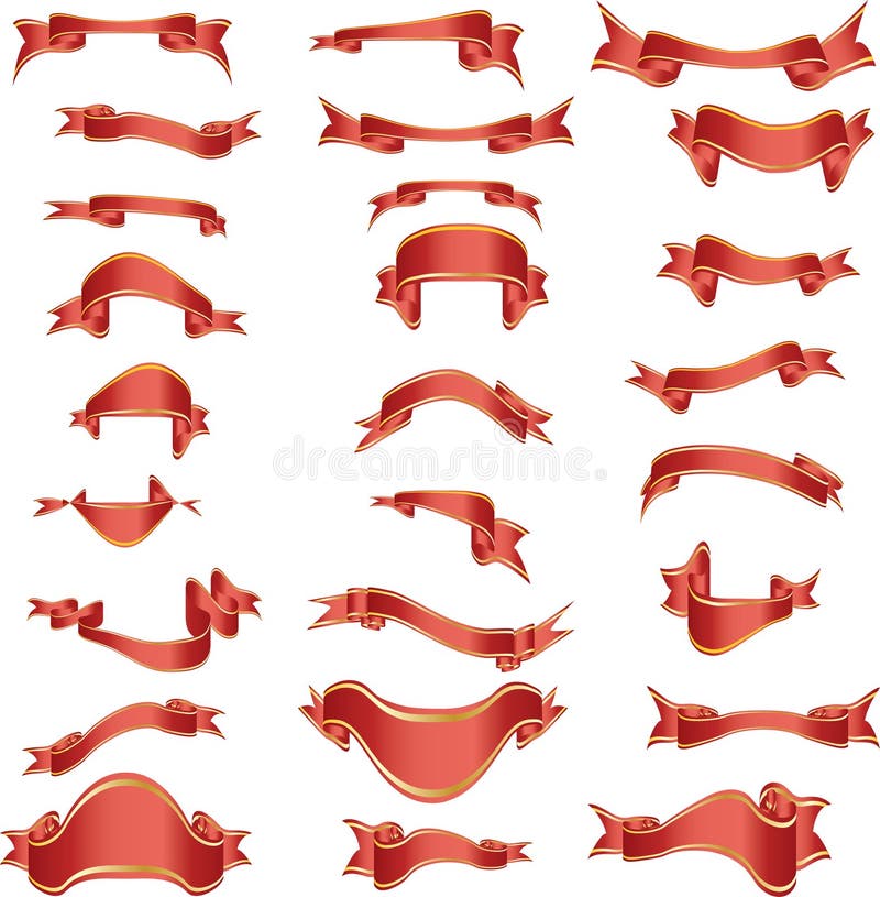 Vector ribbons stock vector. Illustration of background - 5083725