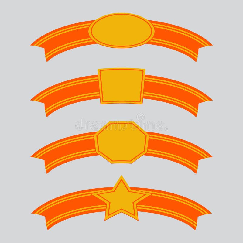 Vector Ribbons and Badge Labels Stock Vector - Illustration of labels ...