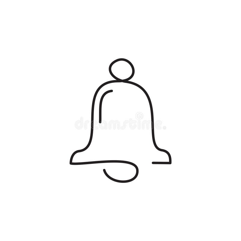 Vector Ringing Bell. School Symbol Stock Illustration - Illustration of ...