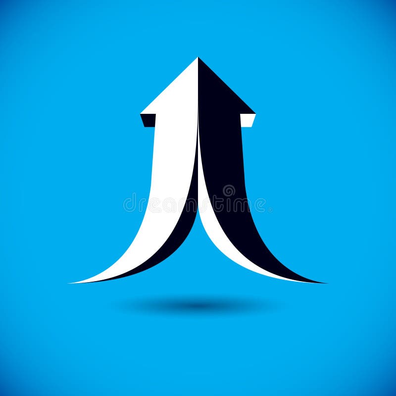 Vector Rising Arrow. Business Development Logo . Company Increasing ...