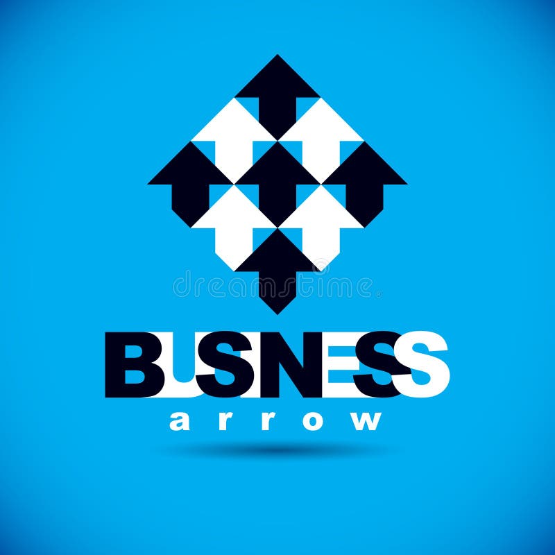 Vector Rising Arrow. Corporate Development Logo Stock Vector ...