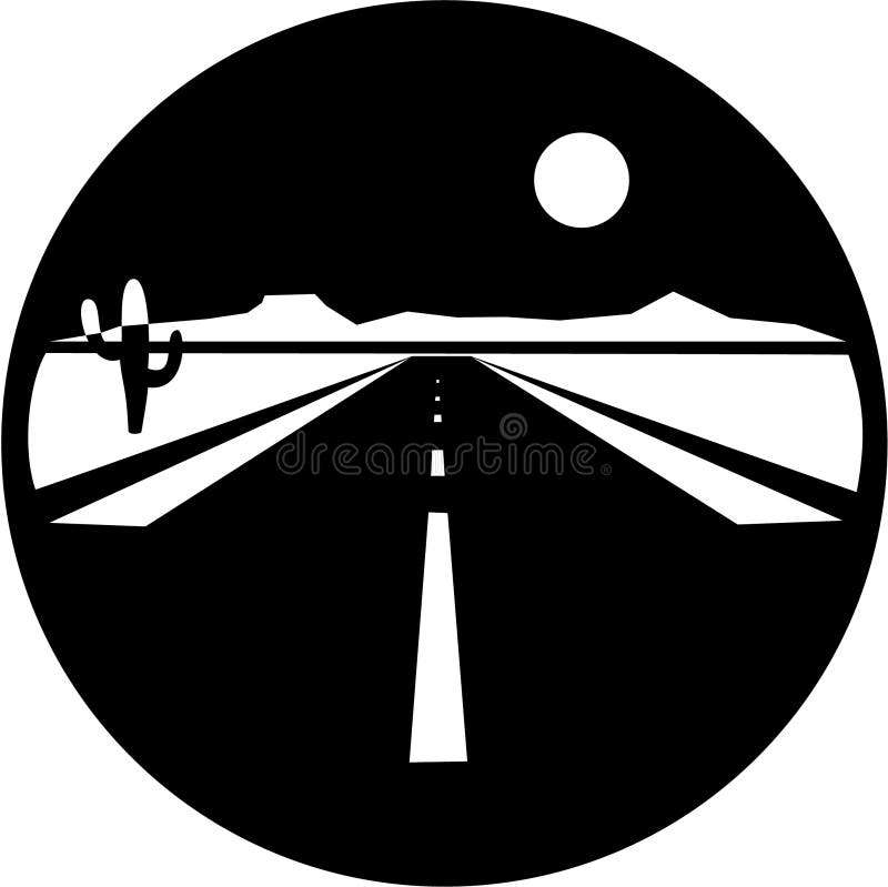 Vector road icon stock vector. Illustration of travel - 8056955