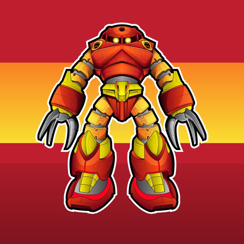 Vector Robot Characters for Kids Electronic Humanoid Isolated Robot ...