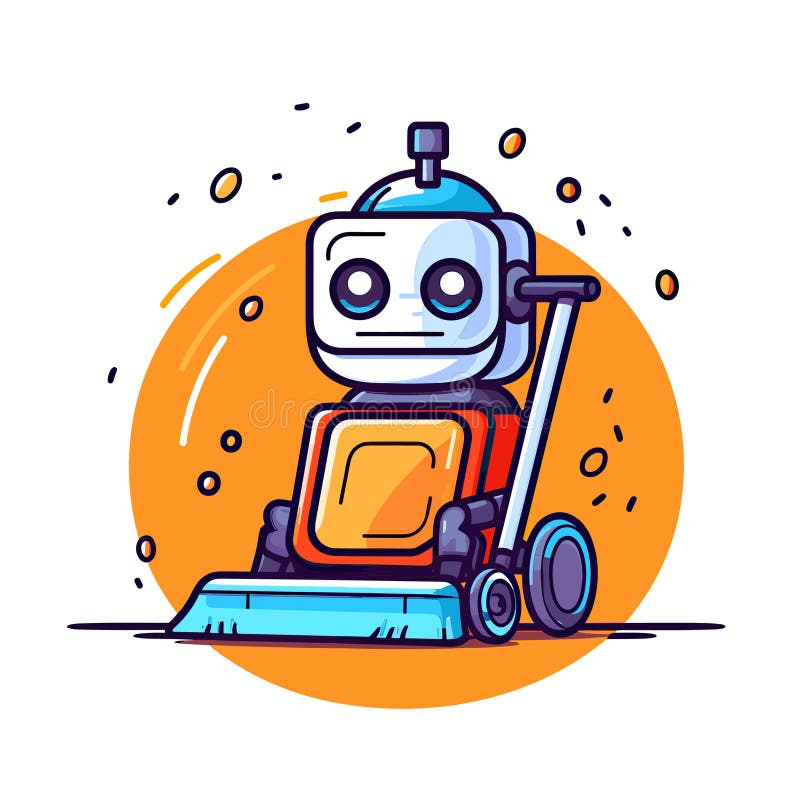 Sweep Floor Robot Stock Illustrations – 275 Sweep Floor Robot Stock ...