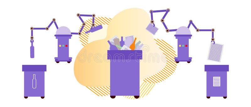 Vector Robot Sorting Garbage Waste Recycling Eco 库存例证 - 插画 包括有 概念, 帮助 ... Vector Robot Sorting Garbage Waste Recycling Eco 库存例证 - 插画 包括有 概念, 帮助 ...