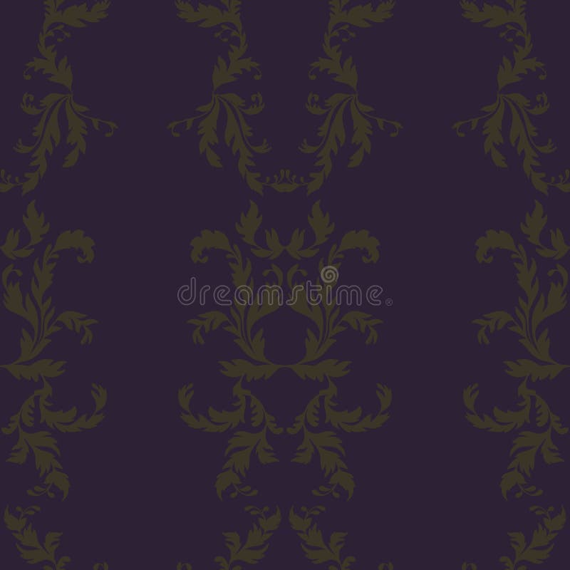 Vector Rococo Seamless Pattern Stock Vector - Illustration of baroque ...